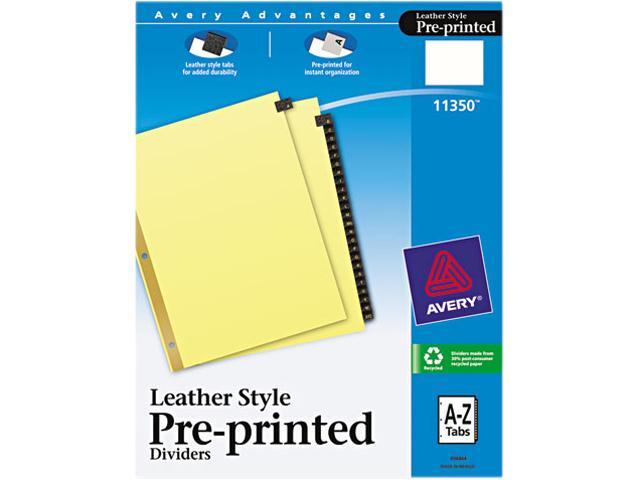 Click here for Avery 11350 Gold Reinforced Leather Tab Dividers... prices