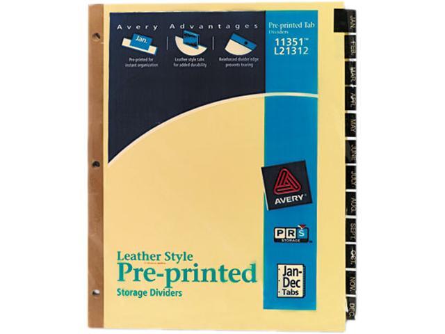 Click here for Avery 11351 Gold Reinforced Leather Tab Dividers... prices