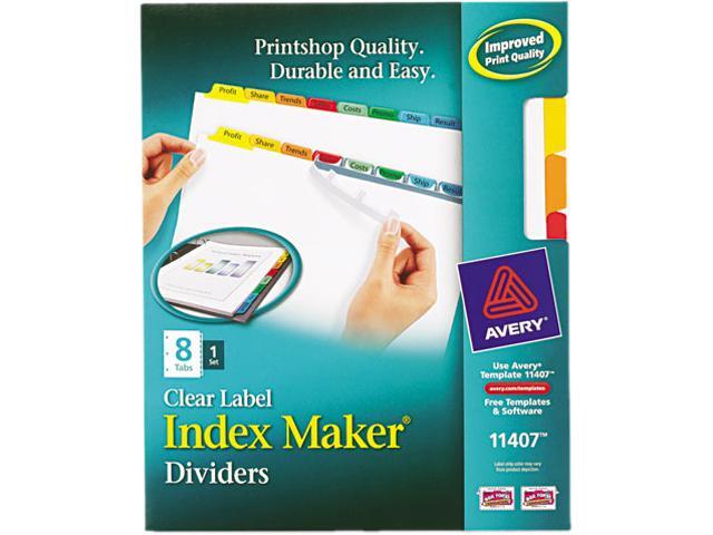 Click here for Avery 11407 Index Maker White Dividers  Multicolor... prices
