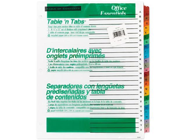Click here for Avery 11677 Office Essentials Table N Tabs Divider... prices