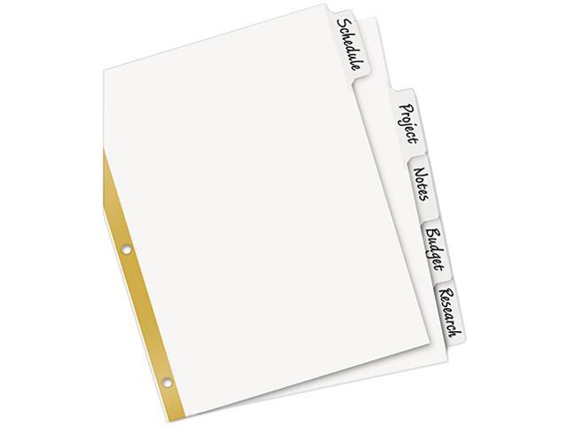 Click here for Avery 23075 Big Tab Write-On Dividers w/Erasable L... prices