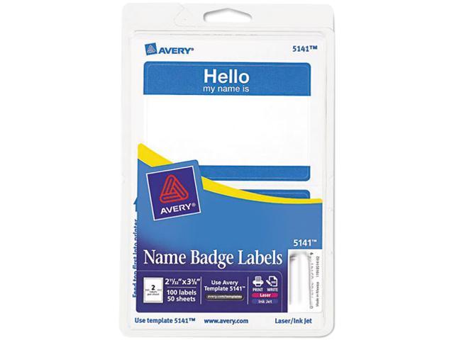 Click here for Avery 5141 - Print or Write Hello Name Badges  Blu... prices