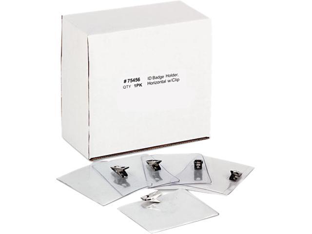 Click here for Advantus 75456 ID Badge Holder  Horizontal  4w x 3... prices