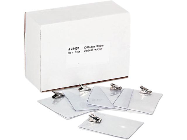 Click here for Advantus AVT75457 ID Badge Holder w/Clip  Vertical... prices