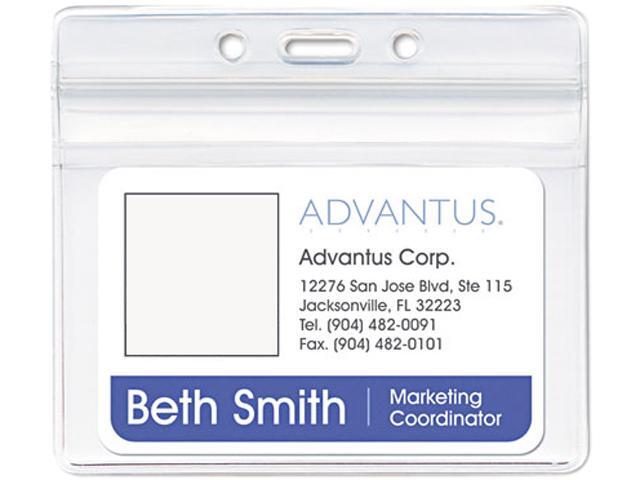 Click here for Advantus 75523 Resealable ID Badge Holder  Horizon... prices