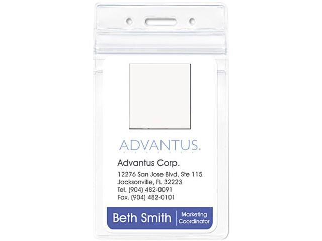 Click here for Advantus 75524 Resealable ID Badge Holder  Vertica... prices