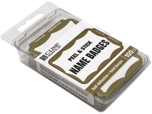 Click here for C-line 92266 Self-Adhesive Name Badges  2 x 3-1/2... prices