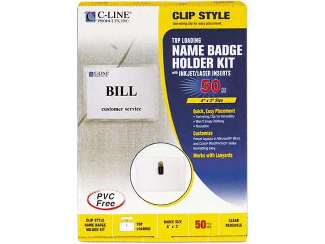 Click here for C-line 95543 Badge Holder Kits  Top Load  3 x 4  W... prices