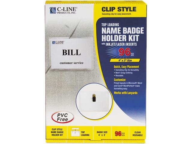 Click here for C-line 95596 Badge Holder Kits  Top Load  3 x 4  W... prices