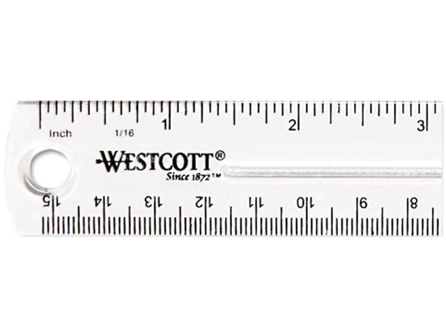 Click here for Westcott 45016 Shatter-Resistant Plastic Ruler  6... prices