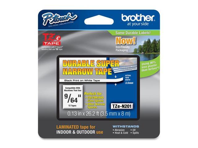 Click here for Brother TZe-N201 Label Tape 0.13 Width x 26.20 ft... prices