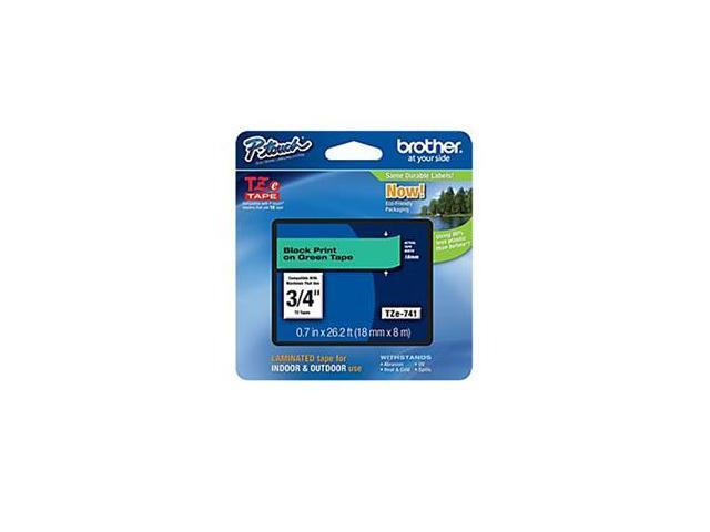 Click here for Brother TZE-741 Labelling Tape Cassette - Black on... prices