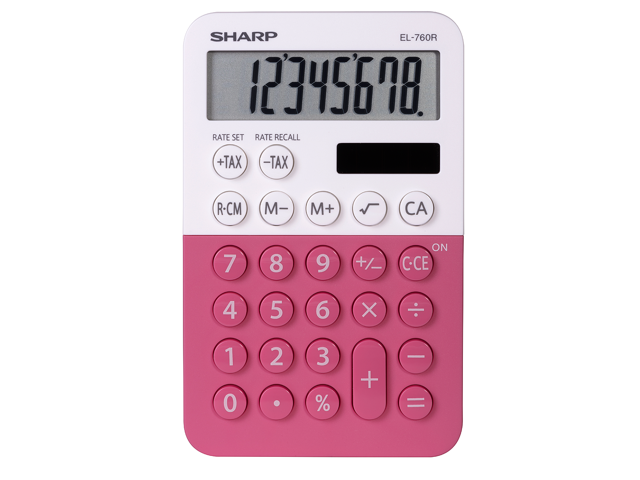 Click here for SHARP EL760RBPK Twin Power XL 8-digit Display Calc... prices