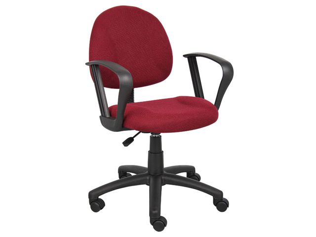 Click here for BOSS Burgundy Perfect Posture Deluxe Office Task C... prices