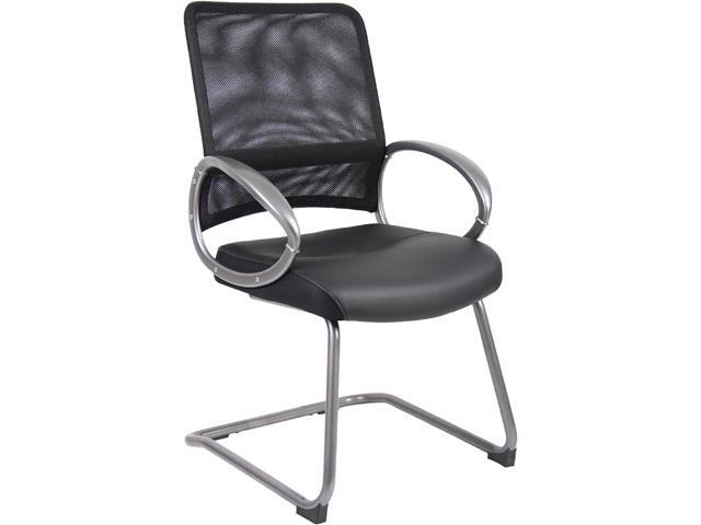 Click here for BOSS Mesh Back W/ Pewter Finish Guest Chair (B6409... prices