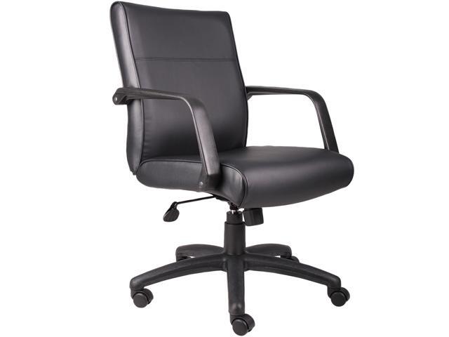 Click here for BOSS Mid Back Executive Chair In LeatherPlus (B686... prices