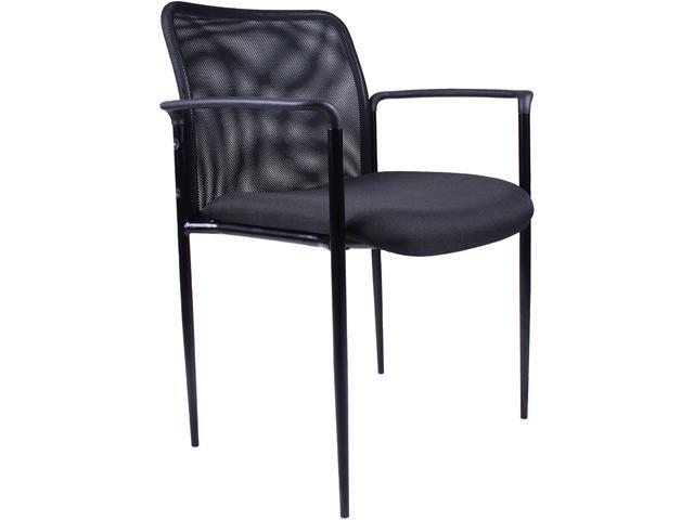 Click here for BOSS Black Stackable Mesh Guest Chair (B6909-BK) prices