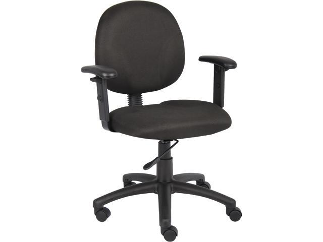 Click here for BOSS Diamond Task Chair In Black W/ Adjustable Arm... prices