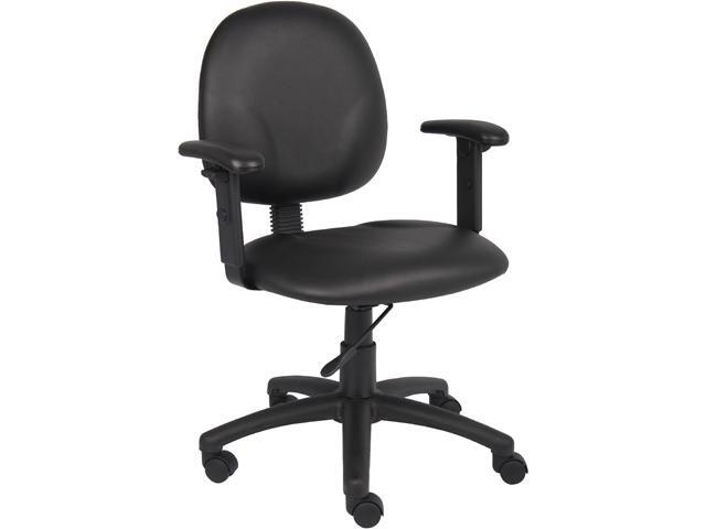 Click here for BOSS Diamond Task Chair In Black Antimicrobial Vin... prices