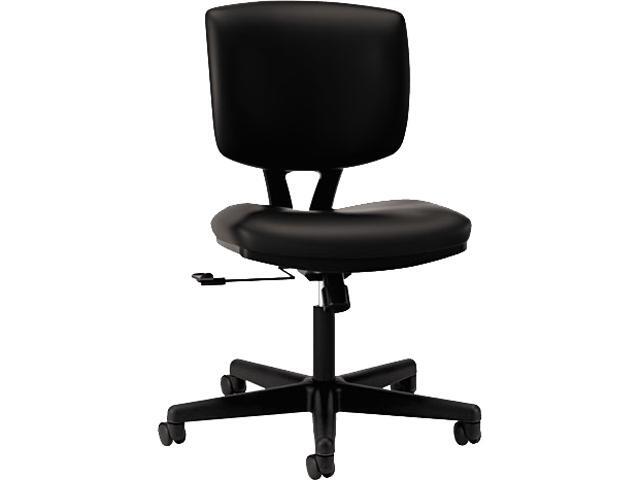 Click here for HON Black Bonded Leather Volt Task Chair  Center-T... prices