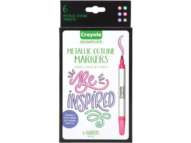 Click here for Crayola Metallic Outline Paint Markers - 6 Pack 58... prices