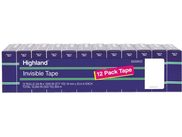 Click here for 3M 6200K12 Highland Invisible Tape prices