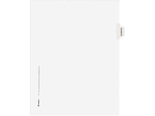 Click here for Avery 82119 Legal Exhibit Index Divider prices