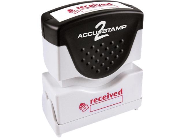 Click here for Accustamp2 035570 1 5/8 x 1/2 Red Received Accusta... prices