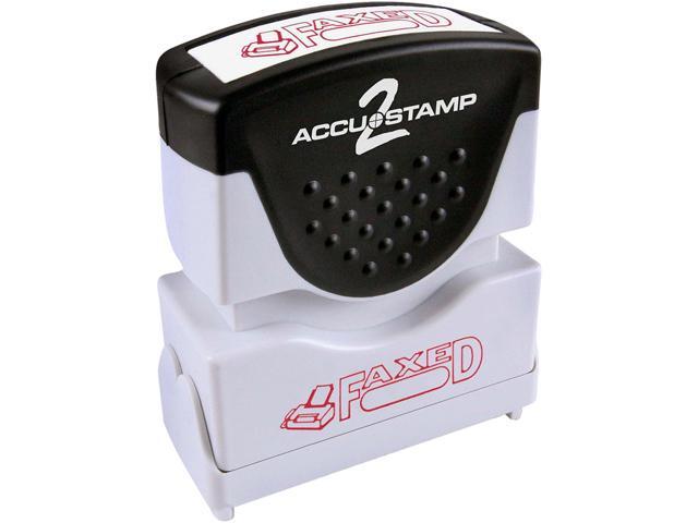 Click here for Accustamp2 035583 1 5/8 x 1/2 Red Faxed Accustamp2... prices