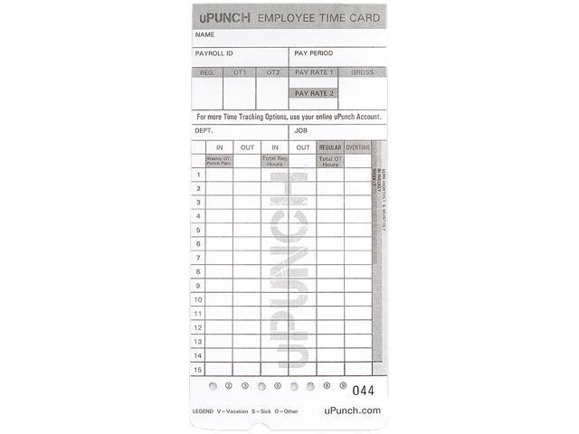 Click here for uPunch HN4000 Time Cards for Use with the HN4000 T... prices