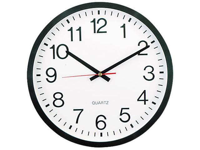 Click here for Universal UNV10431 Round Wall Clock  11-1/2 in  Bl... prices