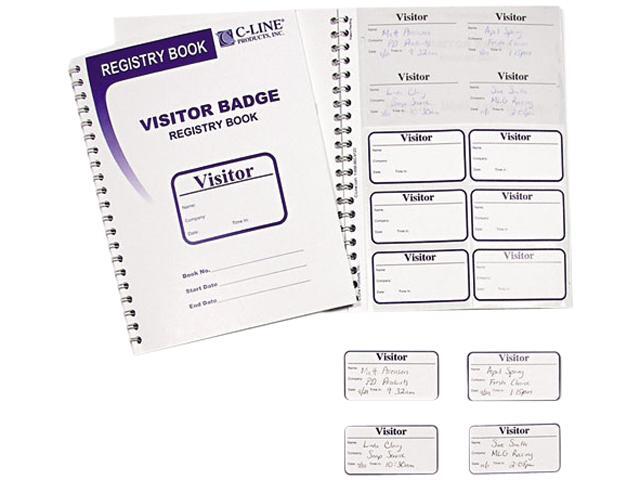 Click here for C-line 97030 Visitor Badges with Registry Log prices