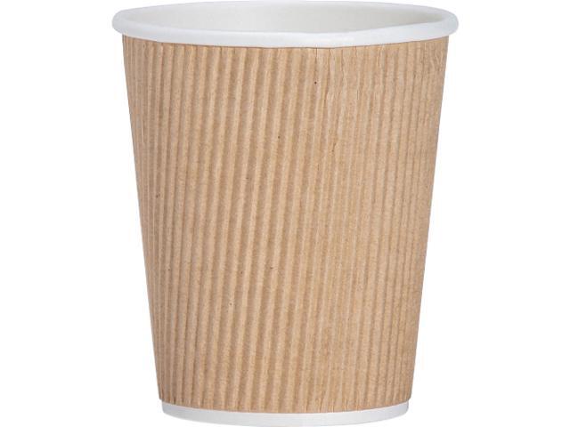 Click here for Genuine Joe 11255CT Ripple Hot Cups  Brown  8 Fl.... prices