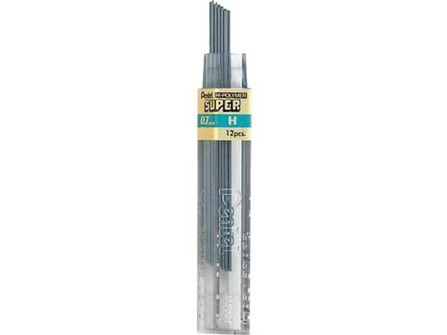 Click here for Pentel 50HBX Super Hi-Polymer Leads  0.7mm  H  Bla... prices