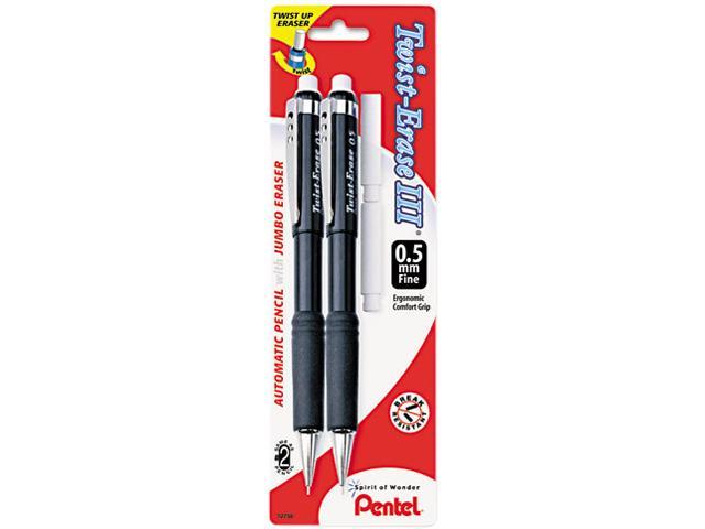 Click here for Pentel QE515BP2-K6 Twist-Erase III Mechanical Penc... prices