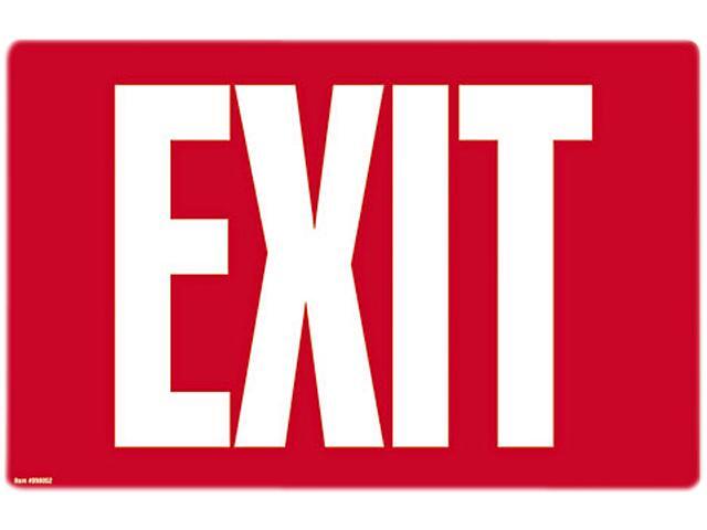 Click here for COSCO 098052 Glow-in-the-Dark Safety Sign  Exit  1... prices