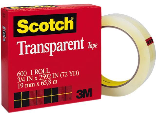 Click here for Scotch 600342592 Transparent Glossy Tape  3/4 x 72... prices