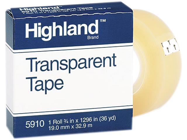Click here for Highland 5910-3/41296 Transparent Tape  3/4 x 1296... prices