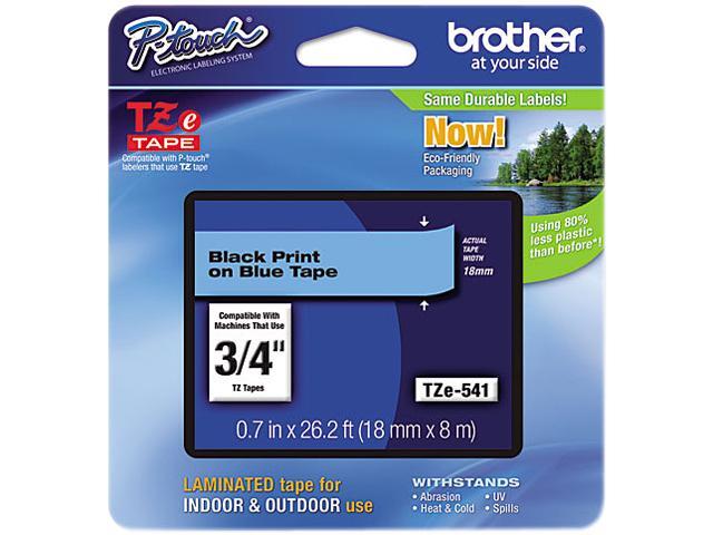 Click here for Brother TZE541 18 mm (0.70) Black on Blue tape for... prices