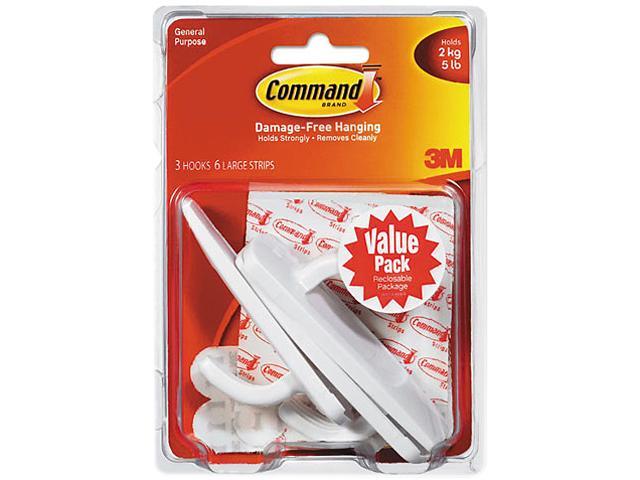 Click here for Command 17003-VP-3PK Adhesive Hook Value Pack  Lar... prices