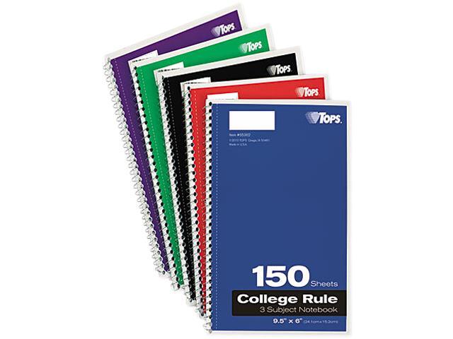Click here for Tops 65362 Oxford 3-Subject Notebook  College Rule... prices