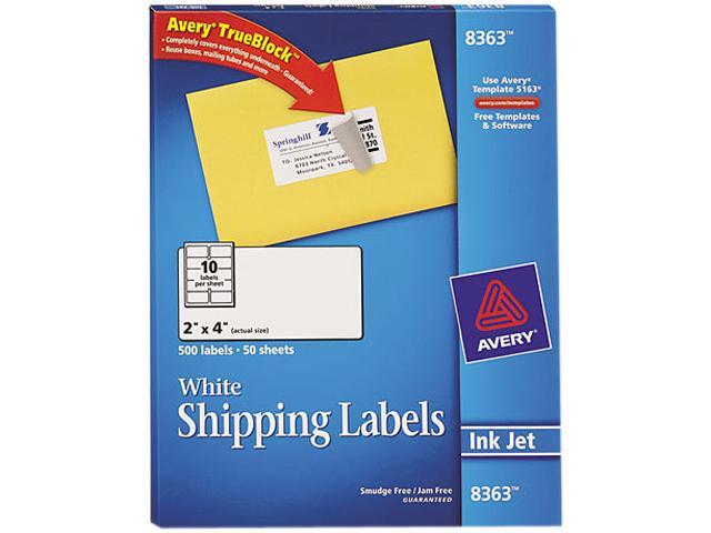 Click here for Avery 8363 Shipping Labels with TrueBlock Technolo... prices