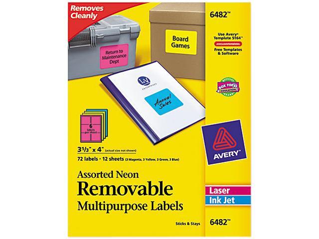 Click here for Avery High-Visibility Removable ID Labels Laser/In... prices