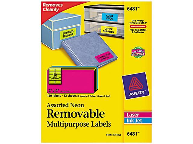 Click here for Avery High-Visibility Removable ID Labels Laser/In... prices
