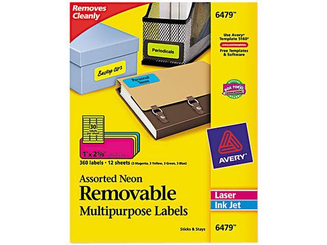 Click here for Avery High-Visibility Removable ID Labels Laser/In... prices