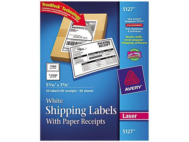 Click here for Avery Shipping Labels w/Paper Receipt TrueBlock 5... prices