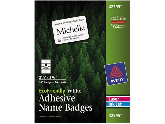 Click here for Avery 42395 EcoFriendly Name Badge Labels  2-1/3 x... prices