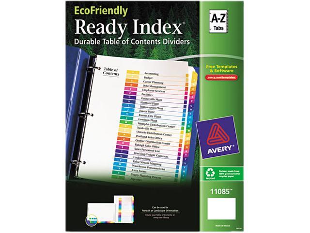 Click here for Avery Ready Index Customizable Table of Contents M... prices