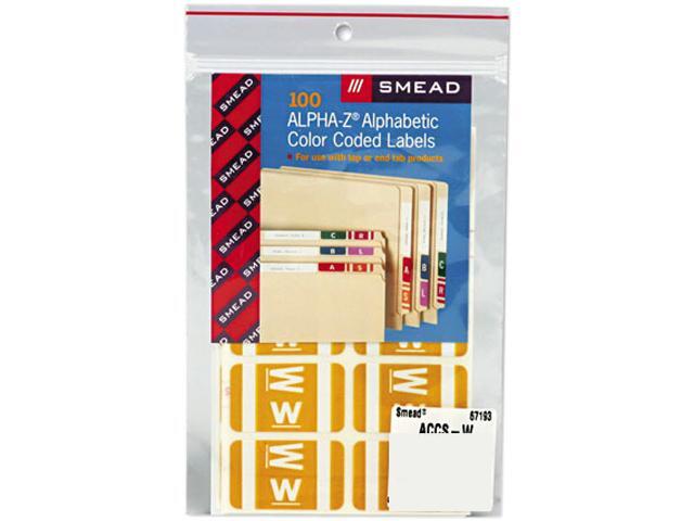 Click here for Smead 67193 Alpha-Z Color-Coded Second Letter Labe... prices