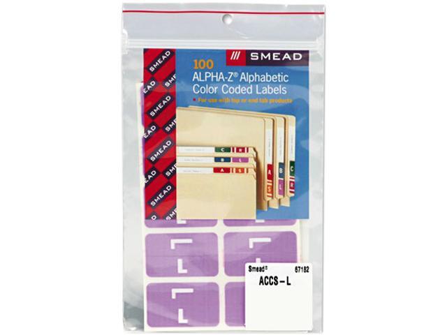 Click here for Smead 67182 Alpha-Z Color-Coded Second Letter Labe... prices